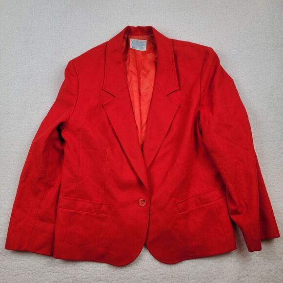 Pendleton | Jackets & Coats | Vtg Pendleton Wool Blazer Jacket Women 0 ...